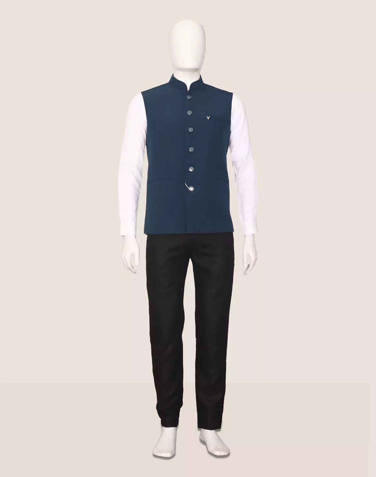 Rama Coloured Textured Polynosic Plain Waistcoat – South India Shopping ...